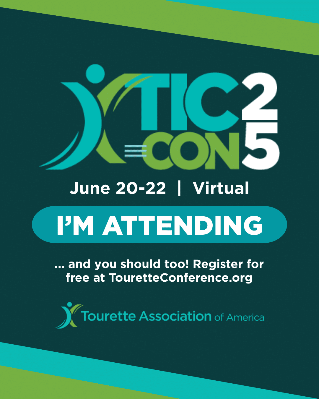 TIC-CON25 Sample Social Posts - Tourette Association of America