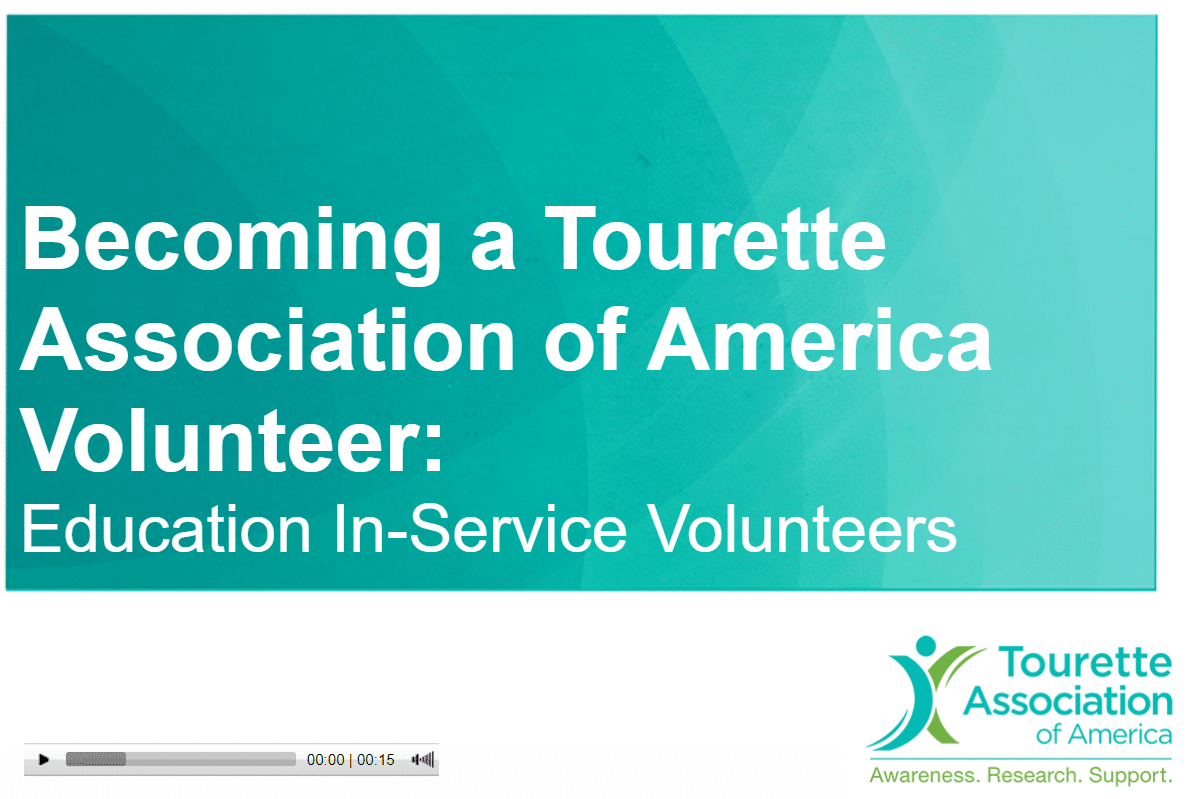 Education In-Service Module - Tourette Association of America